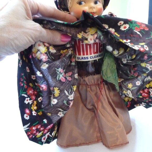 Accents | Vintage Windex Bottle Doll Old Doll Vintage Plastic Face ...
